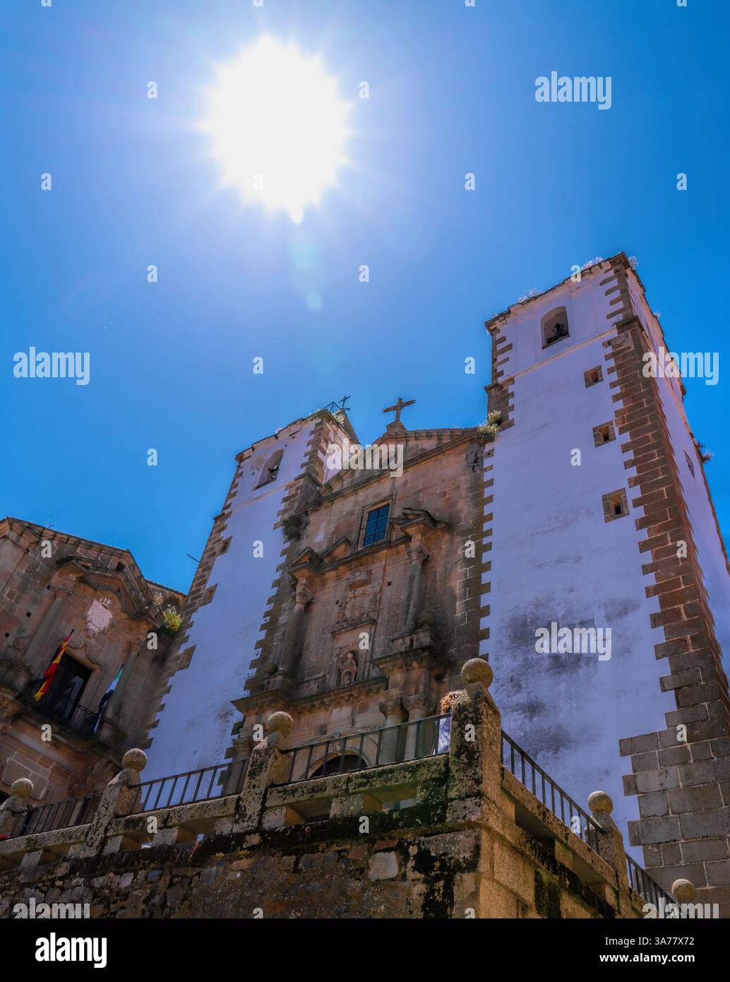 Church of San Francisco Javier baroque architecture Caceres city old ...