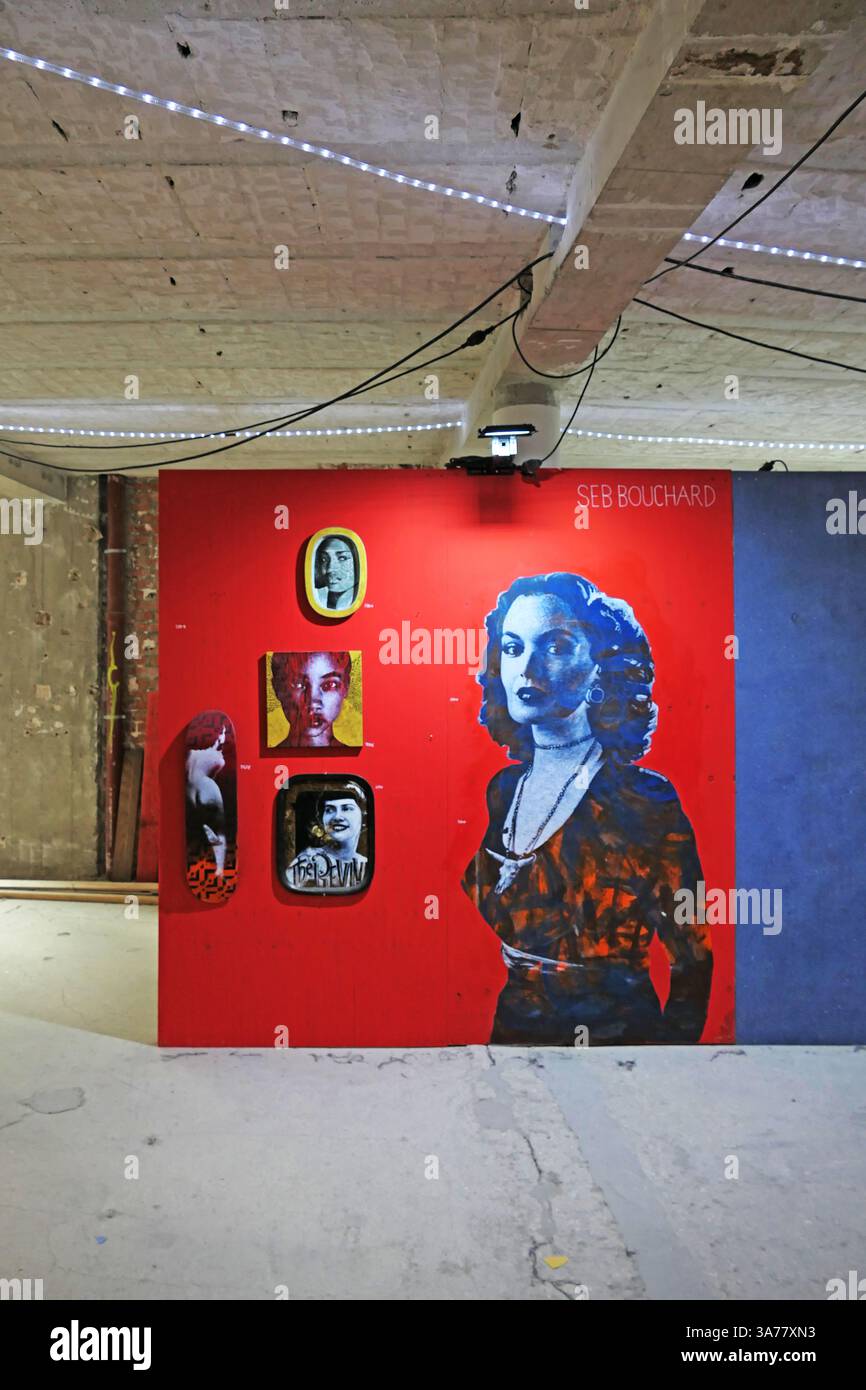 Fresco by Sébastien Bouchard, a French artist born in Nantes.His work ...