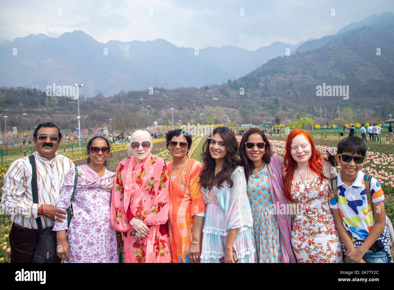 March 27, 2025, Srinagar, Jammu And Kashmir, India: Indian tourist ...