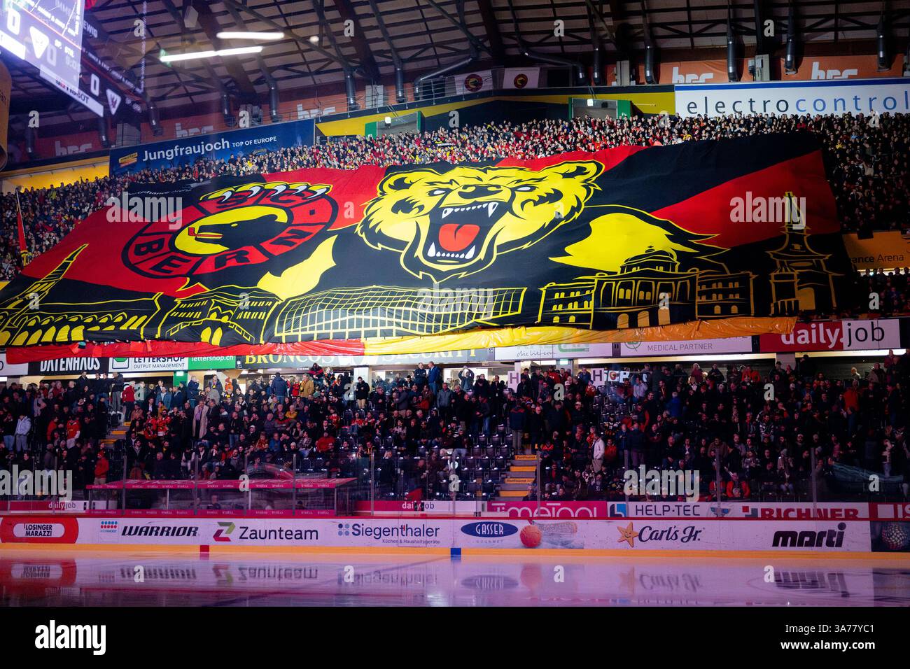26/03/2025, Bern, PostFinance Arena, SC Bern - Fribourg-Gottéron, the ...