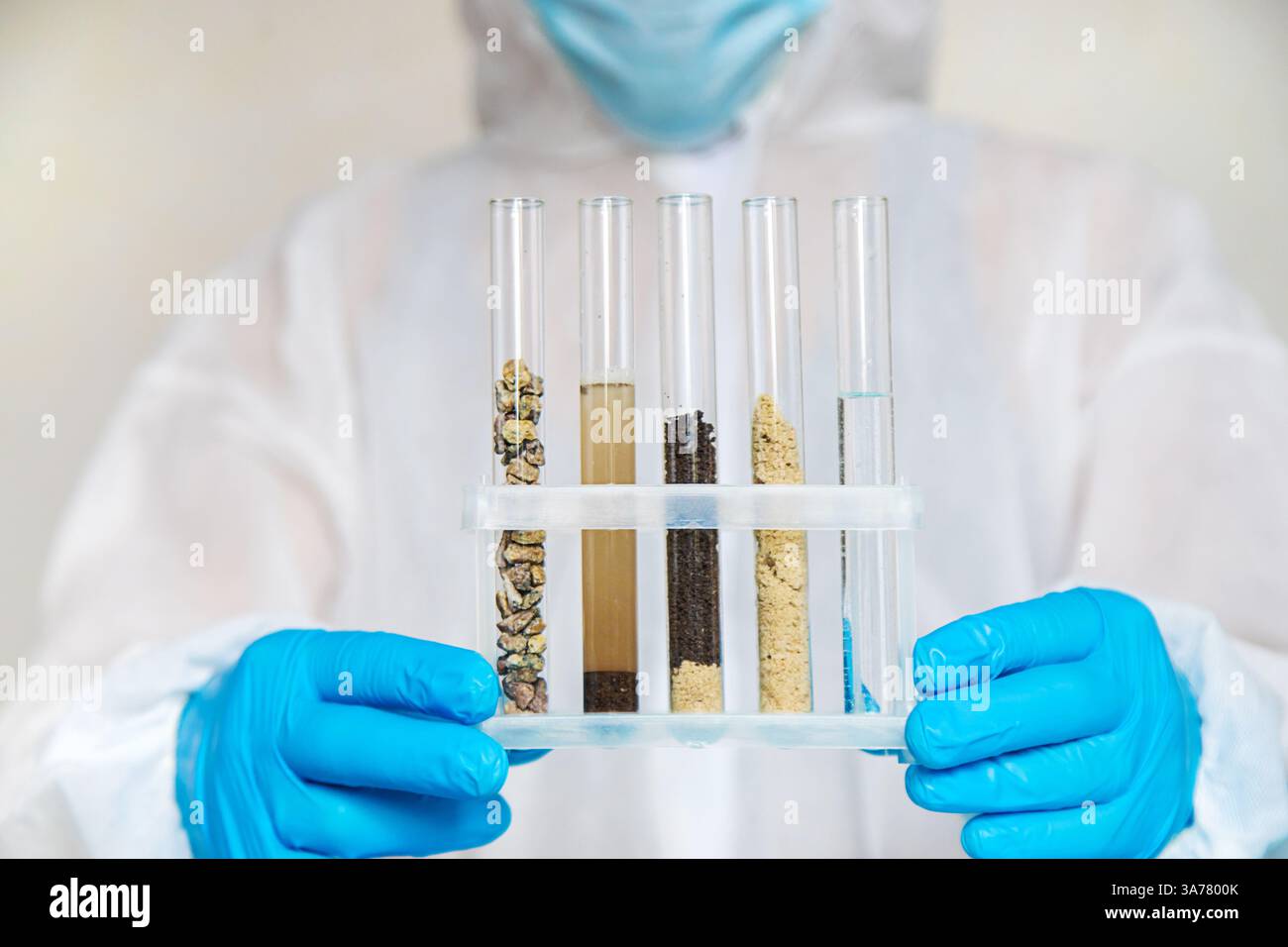 Soil testing in the laboratory. Selective focus. Nature Stock Photo - Alamy