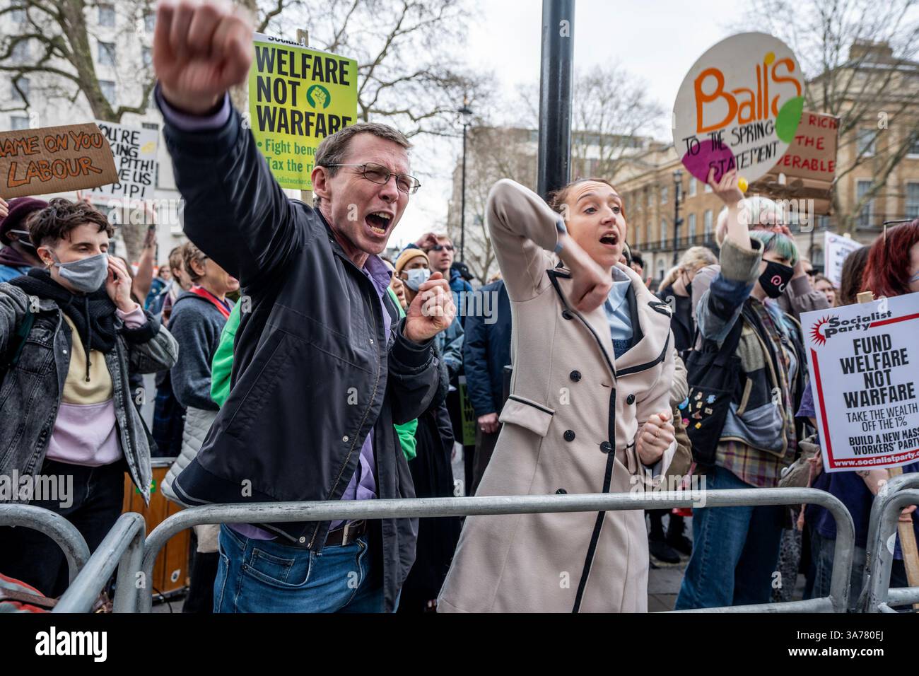 Welfare bill protest 2025 hi-res stock photography and images - Alamy