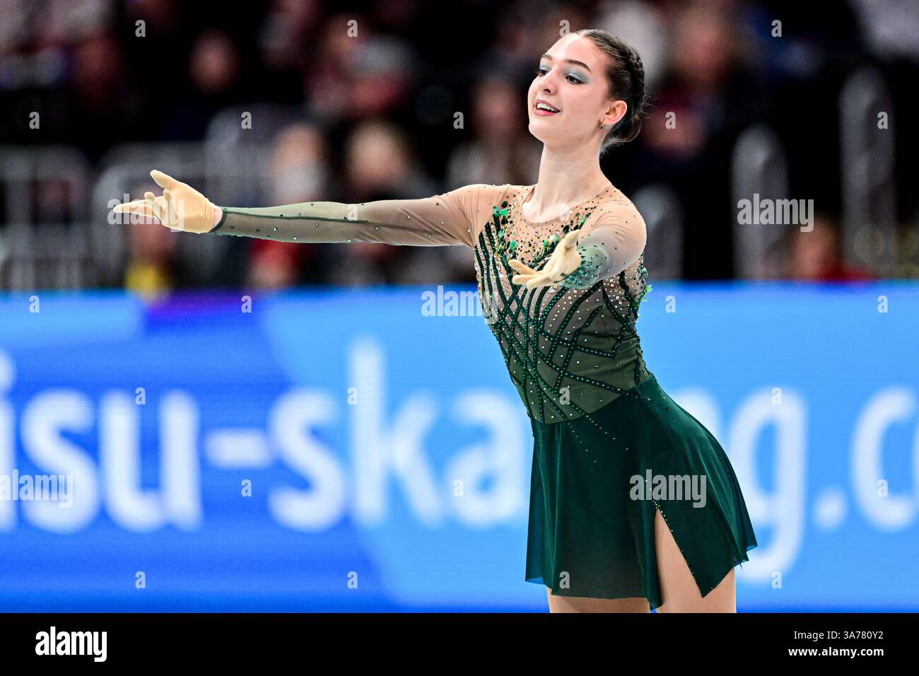 Mia RISA GOMEZ (NOR), during Women Short Program, at the ISU World ...