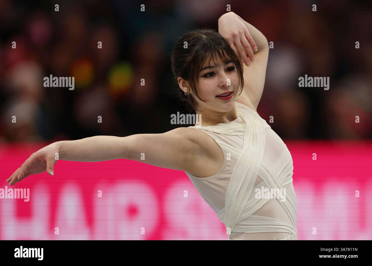 Alysa LIU of the United States performs during the women's short ...