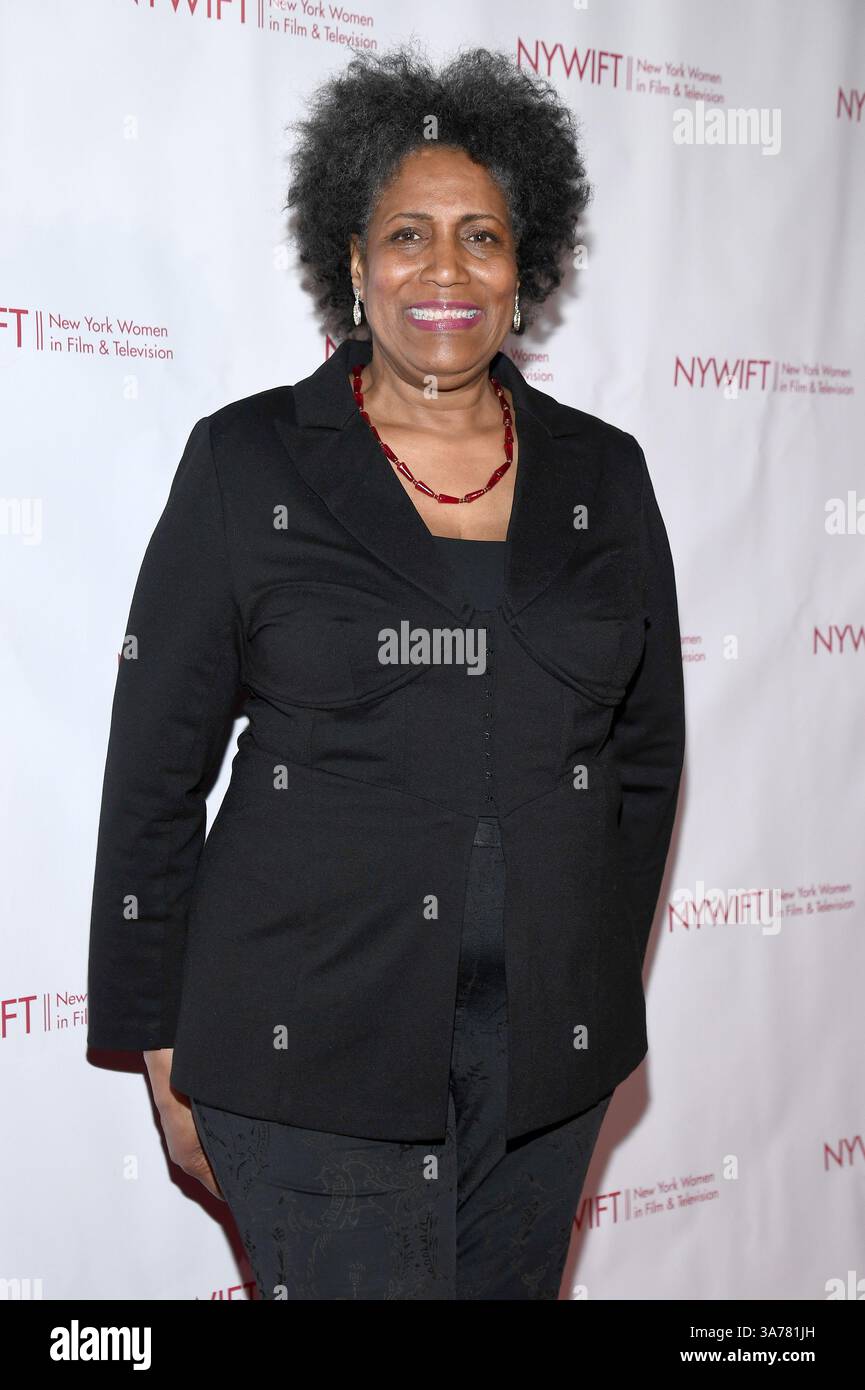 Nancy Giles attends attends the New York Women in Film and Television ...