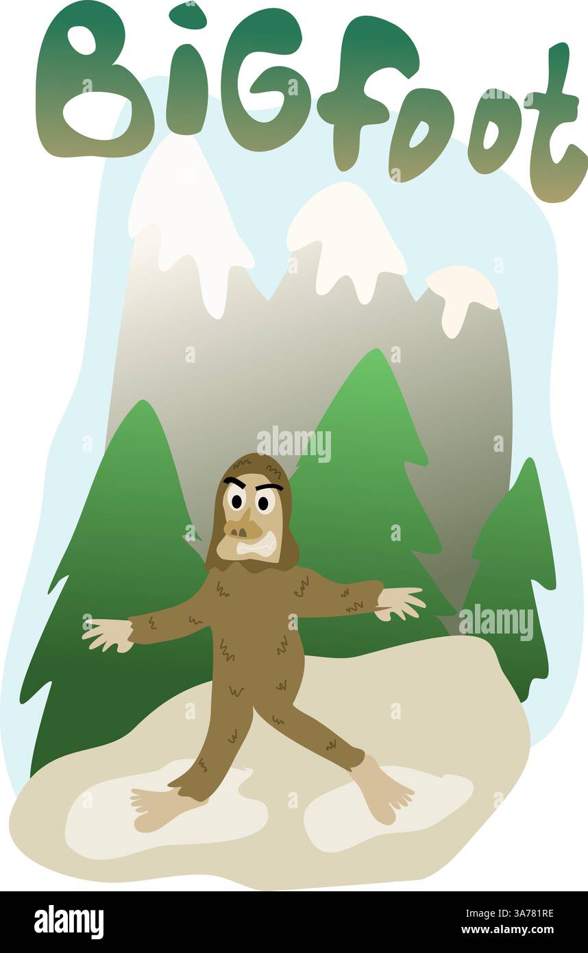 Bigfoot icon hi-res stock photography and images - Alamy