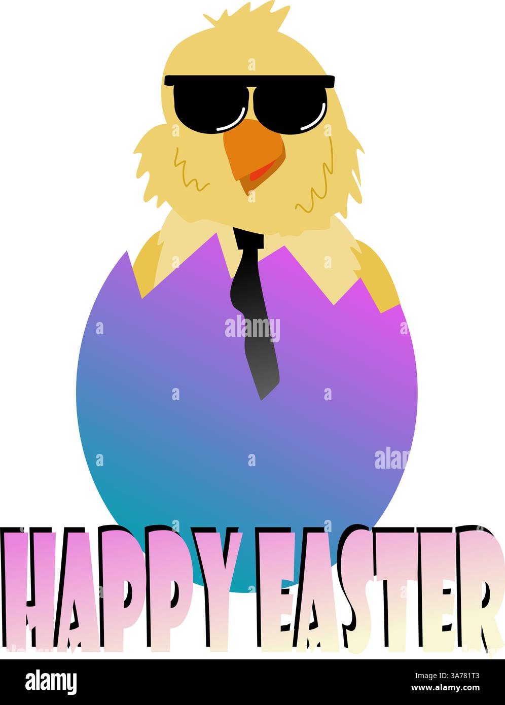 Elegant easter egg yellow Cut Out Stock Images & Pictures - Alamy