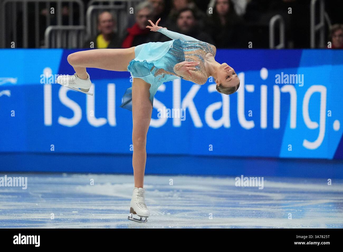 Kimmy Repond of Switzerland performs during the women's short program ...