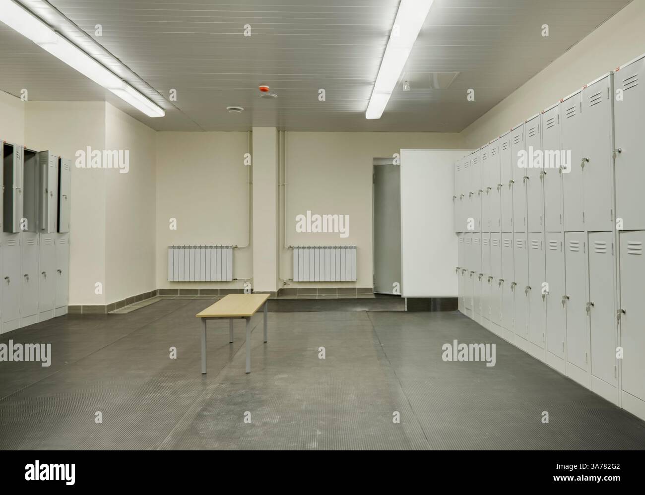 Ice rink locker room hi-res stock photography and images - Alamy