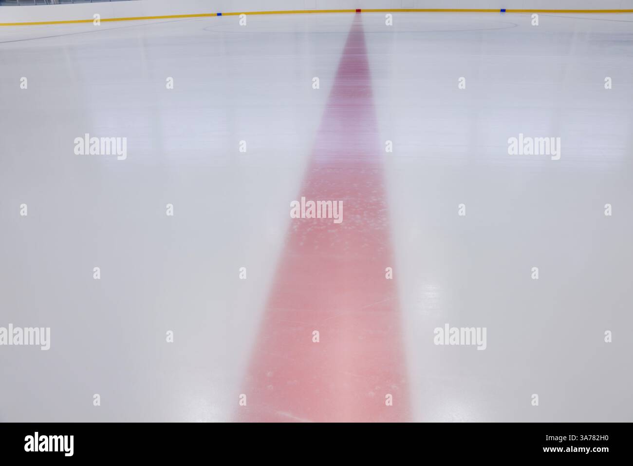 Interior view of an ice rink with ice hockey markings Stock Photo - Alamy