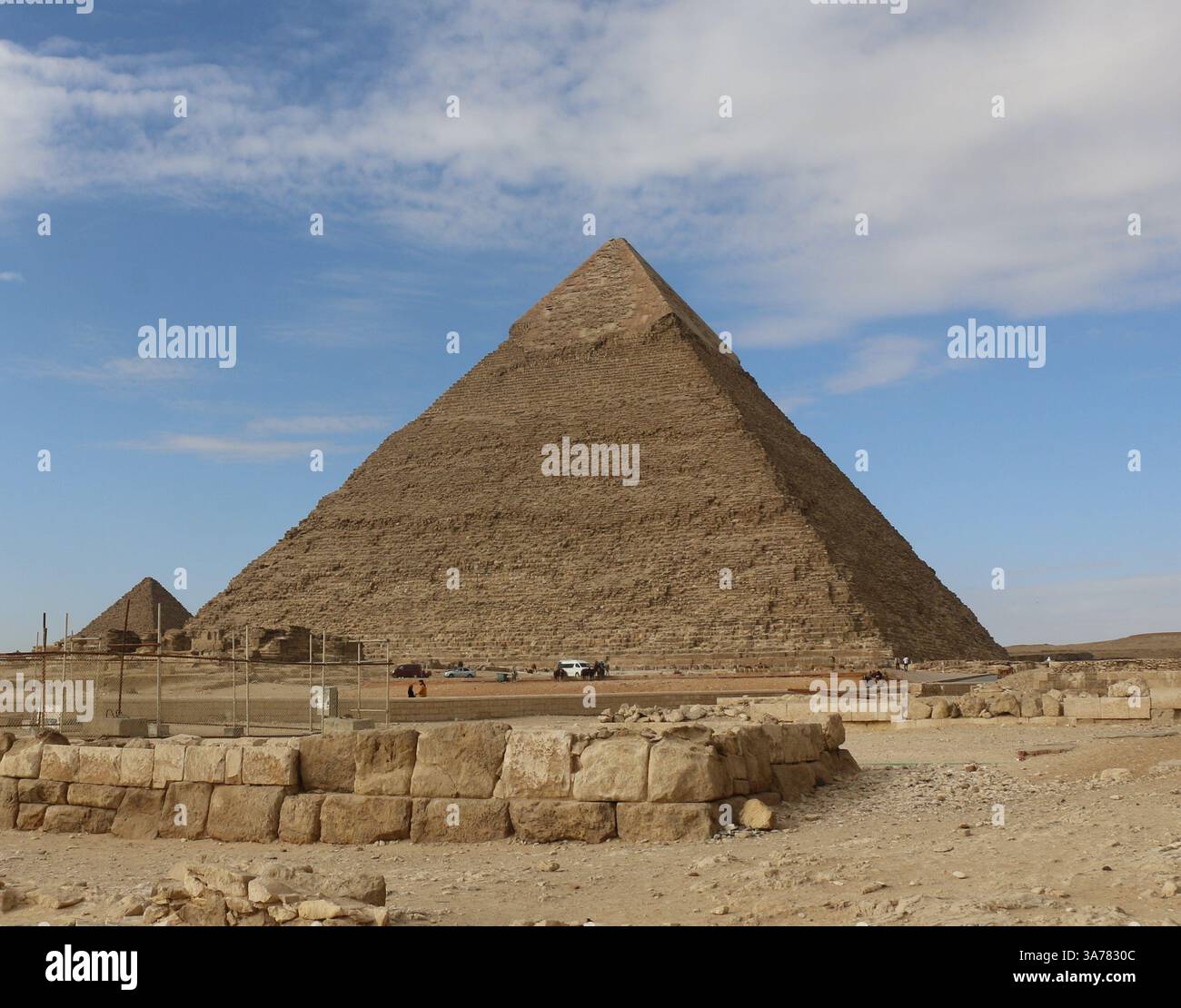 The Great Pyramids in of Giza - Egypt Stock Photo - Alamy