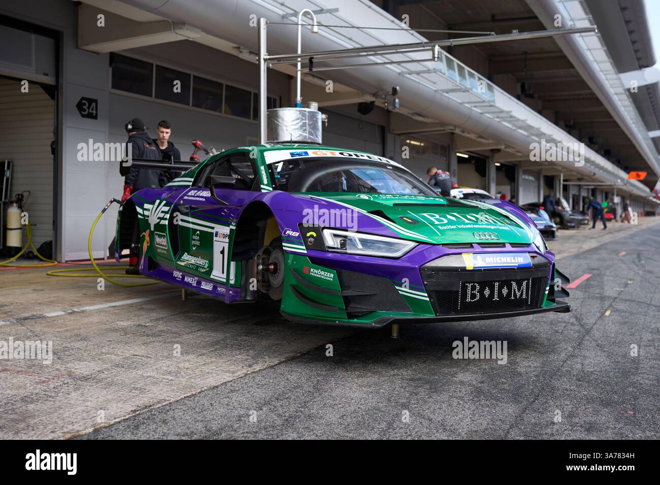 BARCELONA, SPAIN - MARCH 25: A general view of (1) Eastalent Racing ...