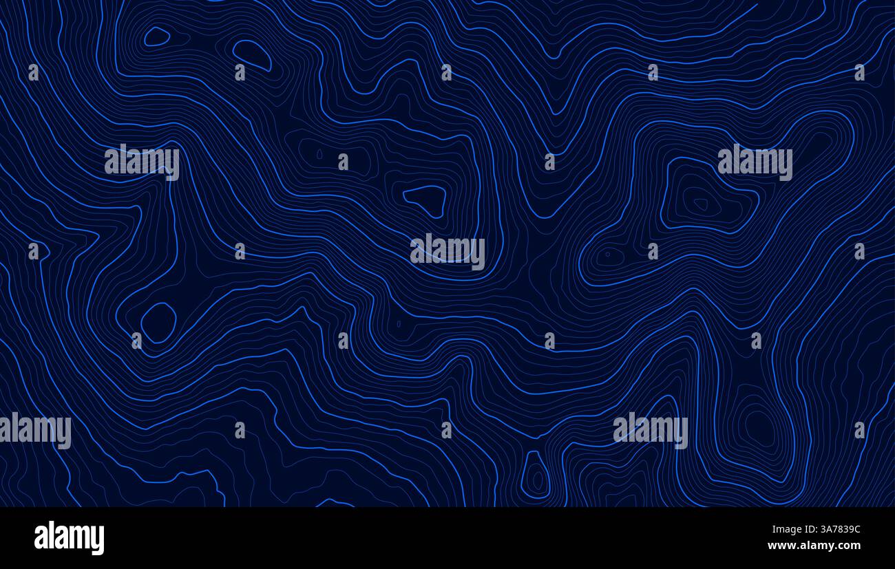 Background of the topographic map. Topo map with elevation. Geographic line mountain relief ...