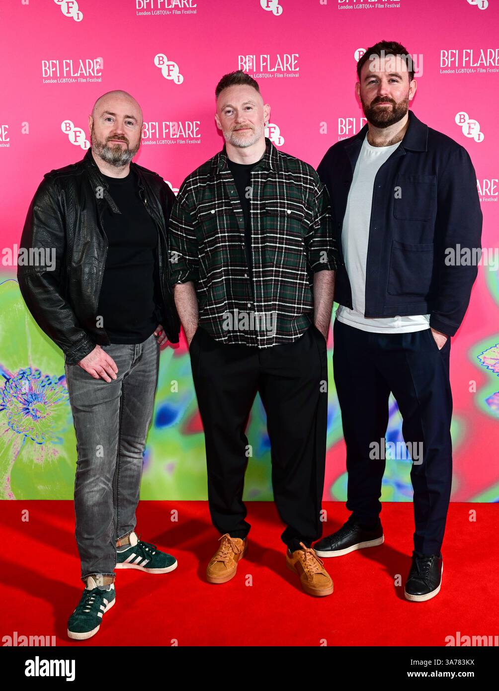 LONDON, UK. 26th Mar, 2025. Darren Thornton, Colin Thornton, James ...