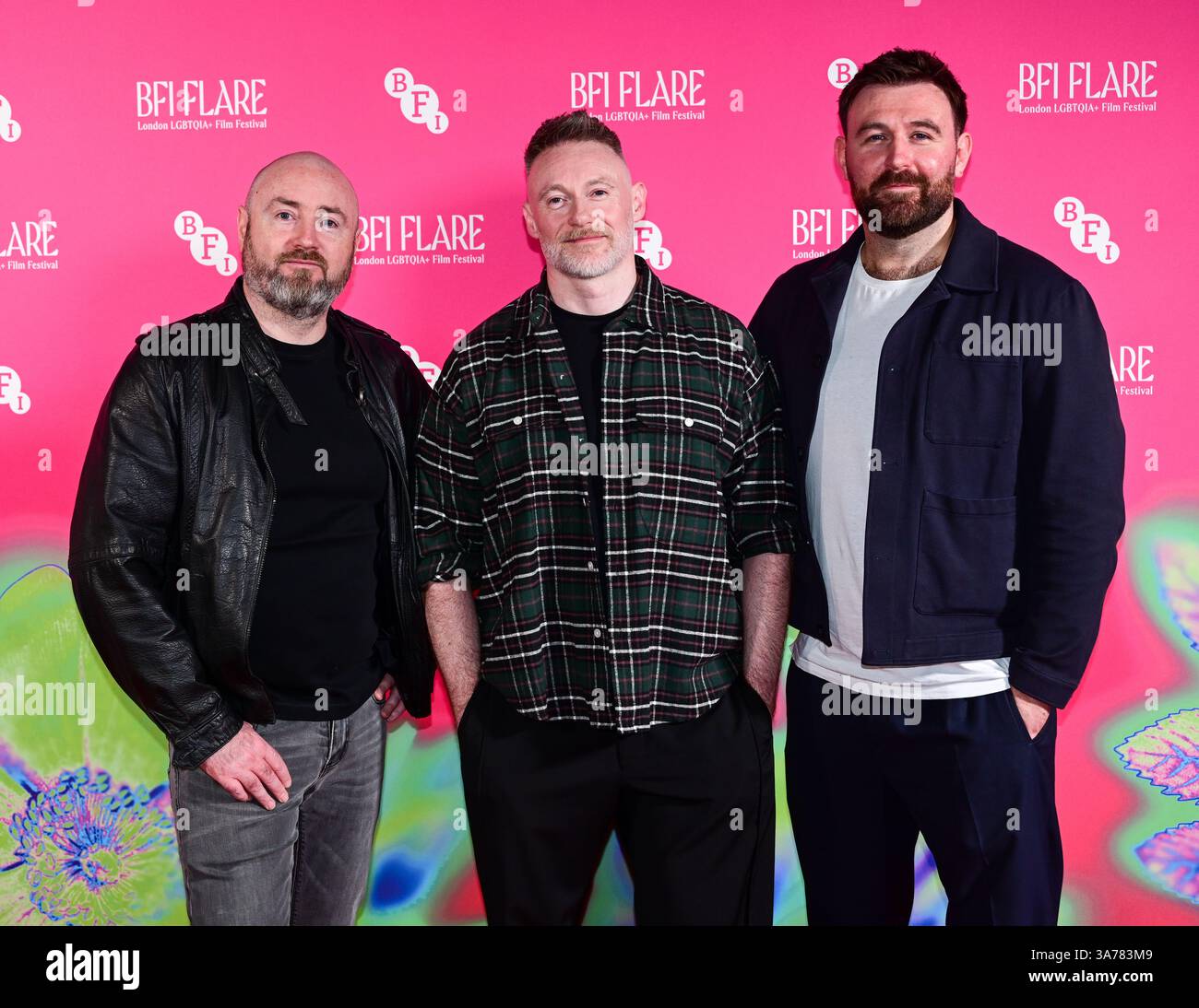 LONDON, UK. 26th Mar, 2025. Darren Thornton, Colin Thornton, James ...