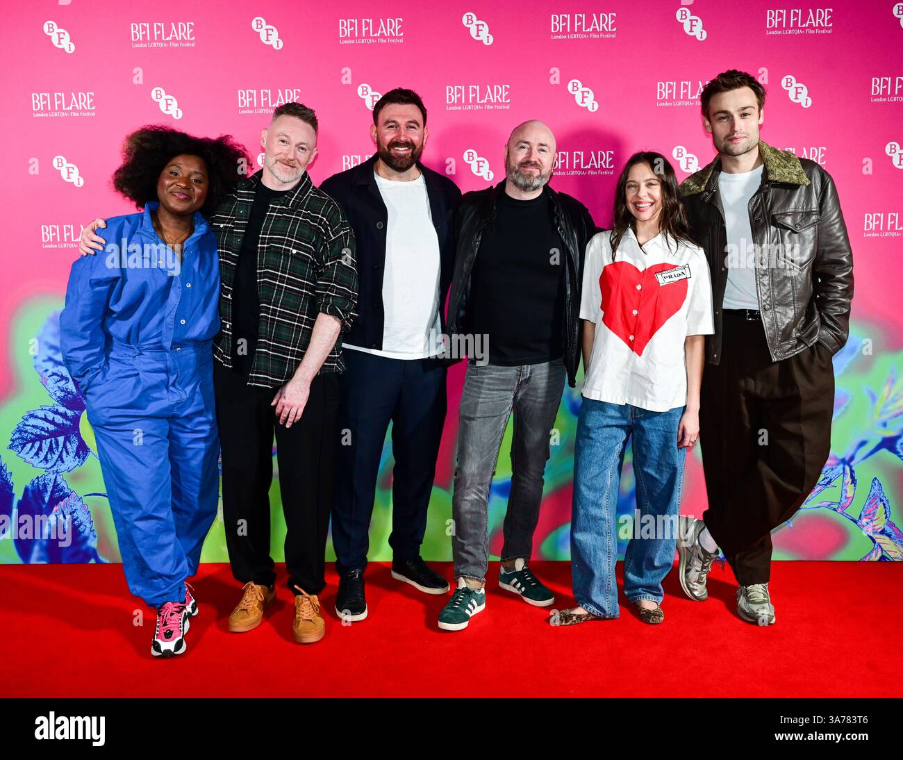LONDON, UK. 26th Mar, 2025. Colin Thornton, Bel Powley, James McArdle ...