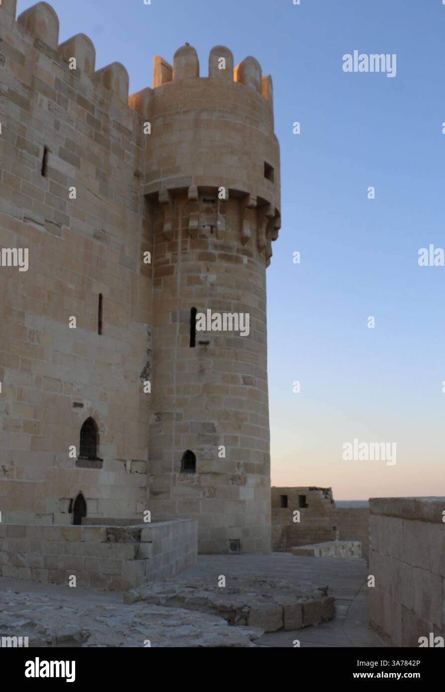 Temple/ Castle in Alexandria Egypt Stock Photo - Alamy