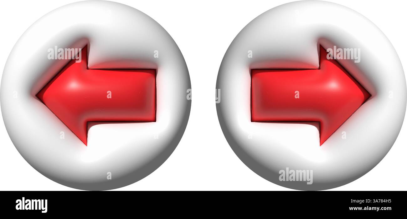 User interface arrows for navigation controls. Vector illustration ...