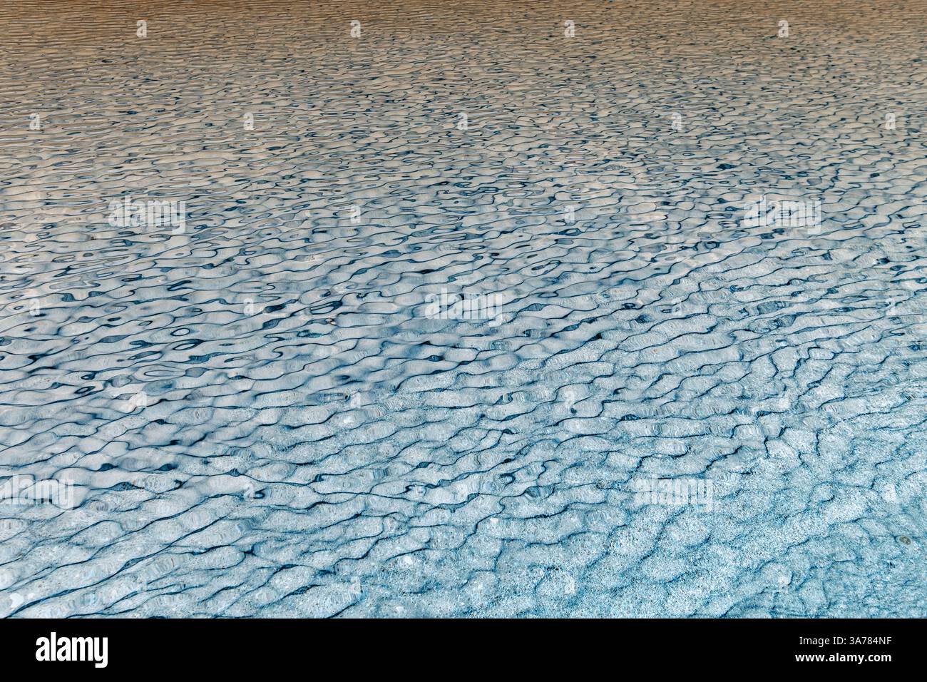Abstract of lake water reflections and ripples, Lake Tahoe, CA, USA ...