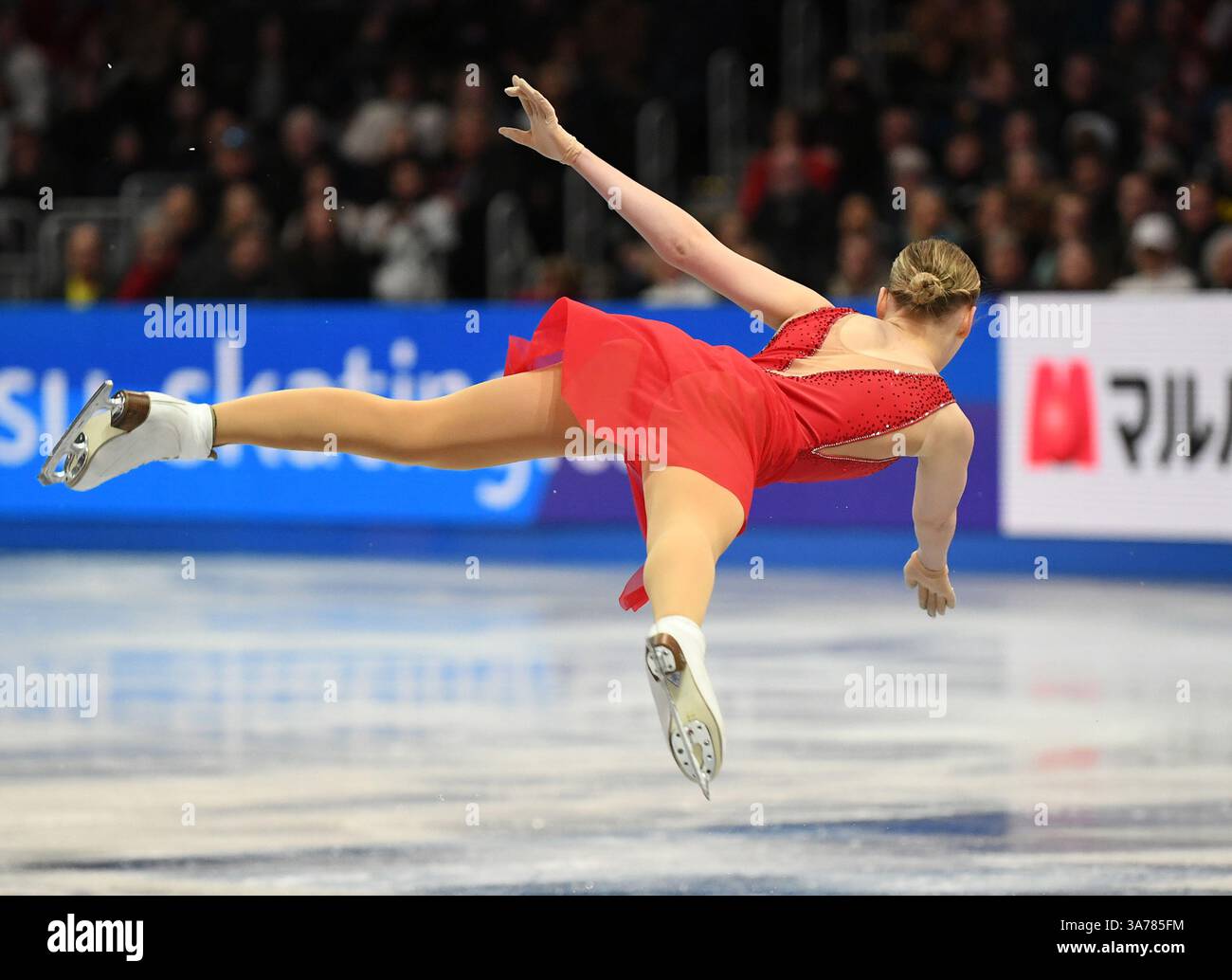 Nina Petrokina of Estonia performs in the Women's Short Program at the ...