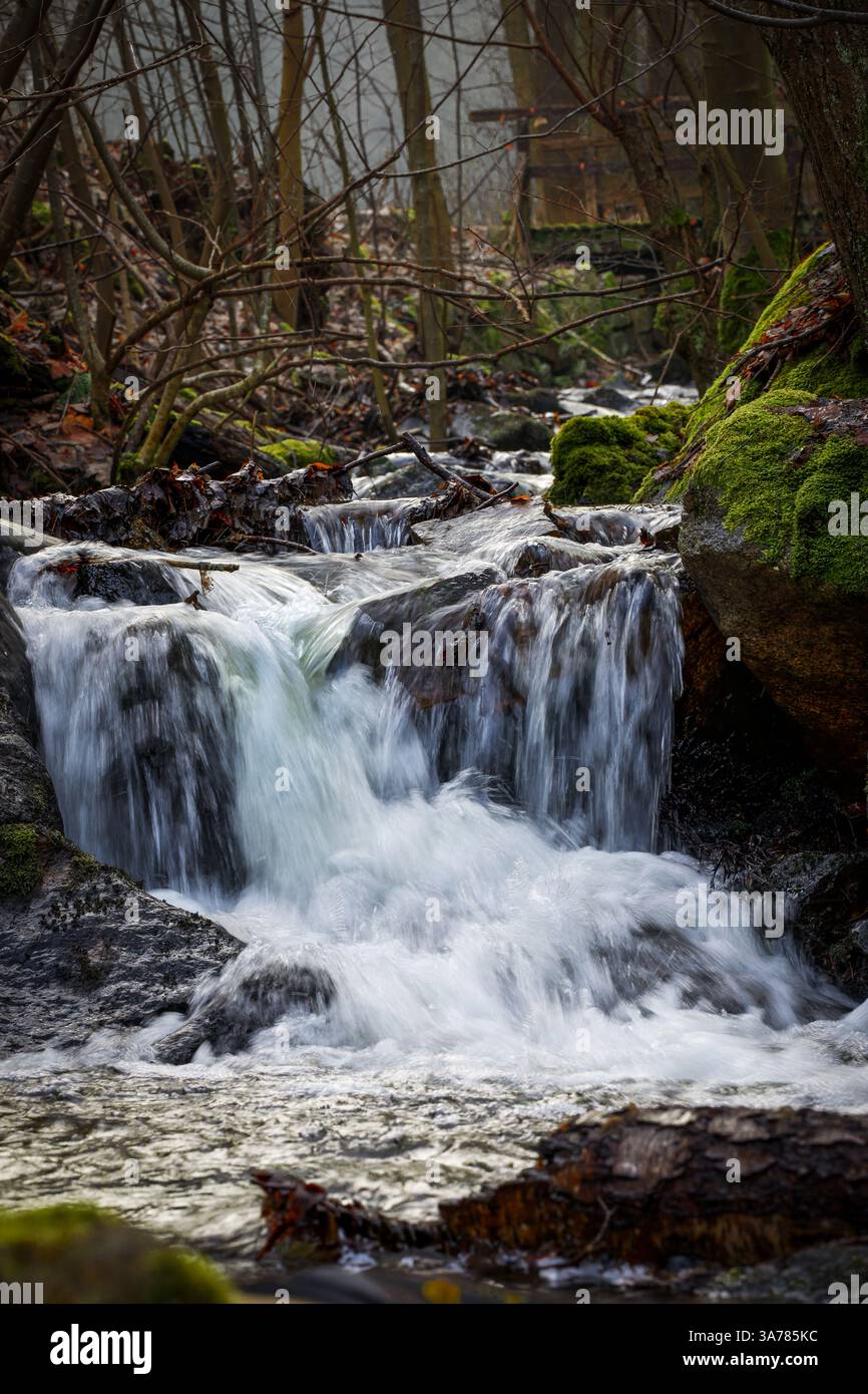 Serene waterfall hi-res stock photography and images - Alamy