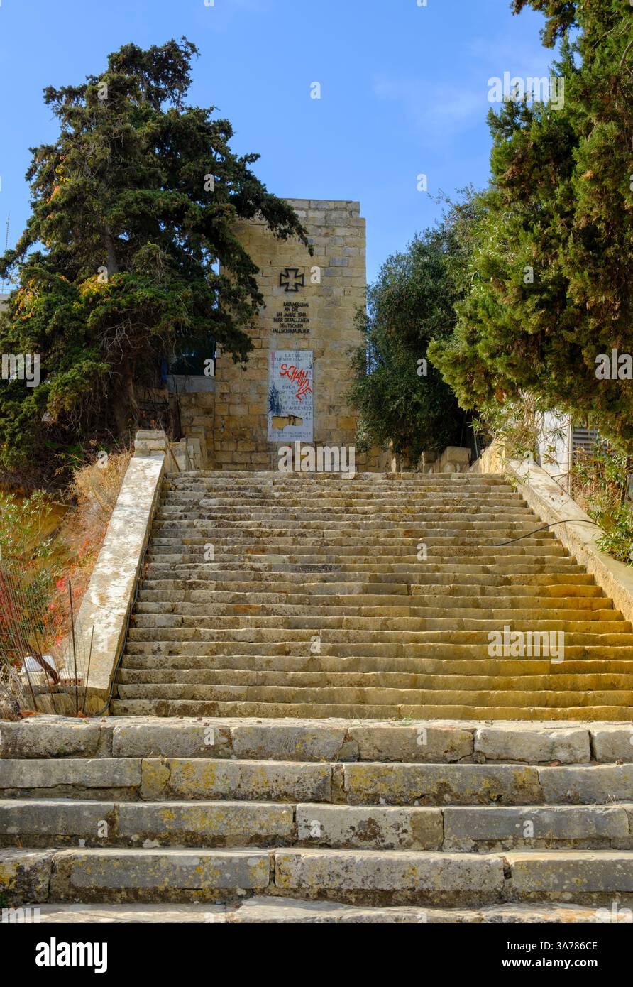 Controversial Nazi memorial to the German paratroopers who died taking ...