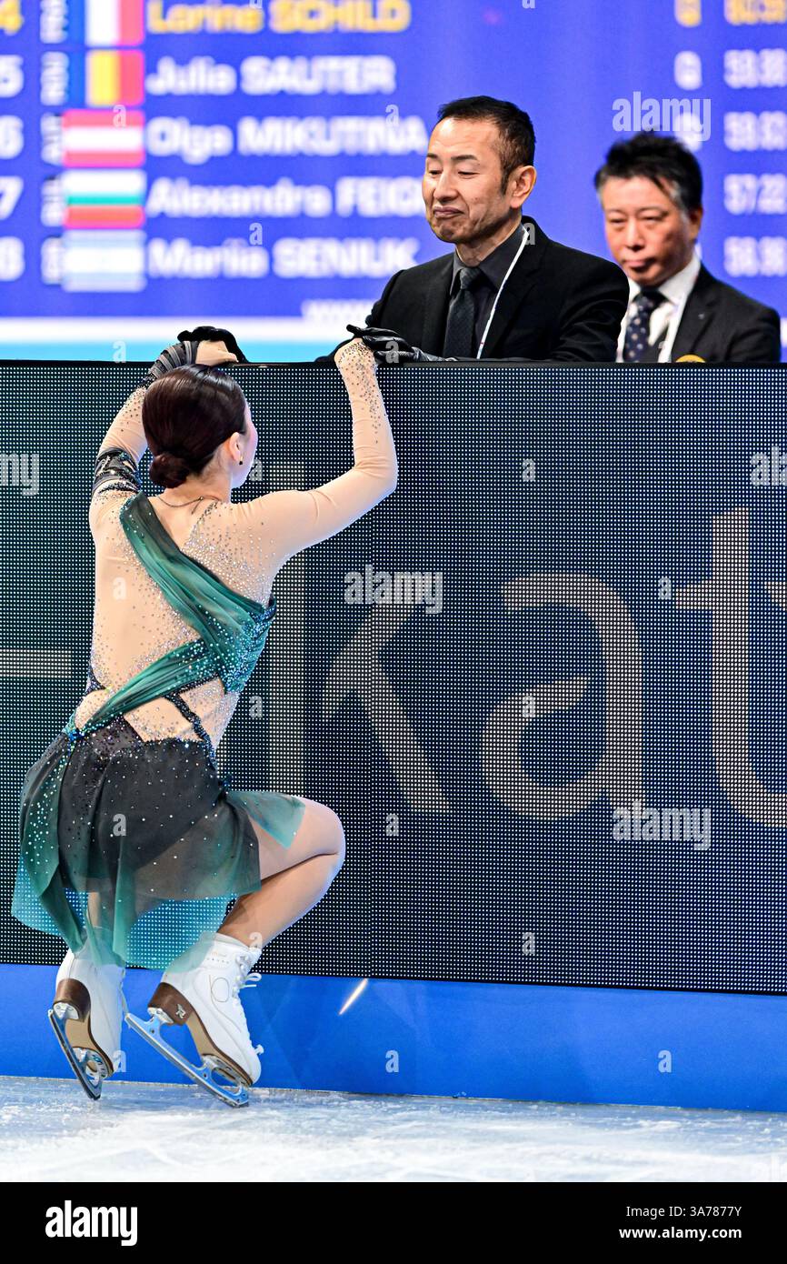 Wakaba HIGUCHI (JPN), during Women Short Program, at the ISU World ...