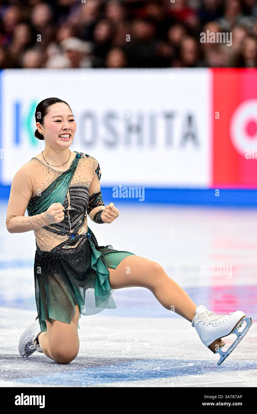 Wakaba HIGUCHI (JPN), during Women Short Program, at the ISU World ...
