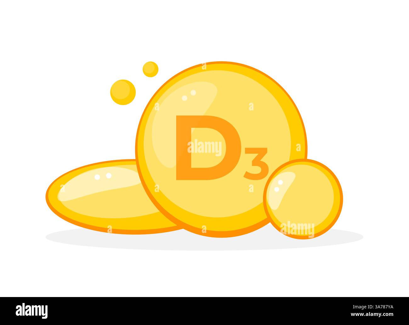 Vitamin d3 supplements Stock Vector Images - Alamy