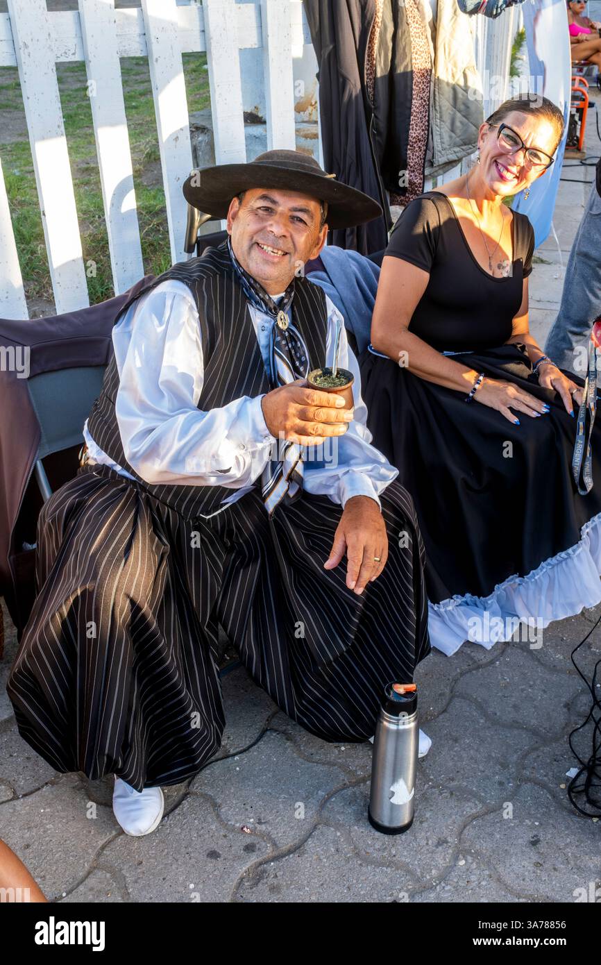 Traditional Gaucho Dancers, Mar Del Plata, Buenos Aires Province ...