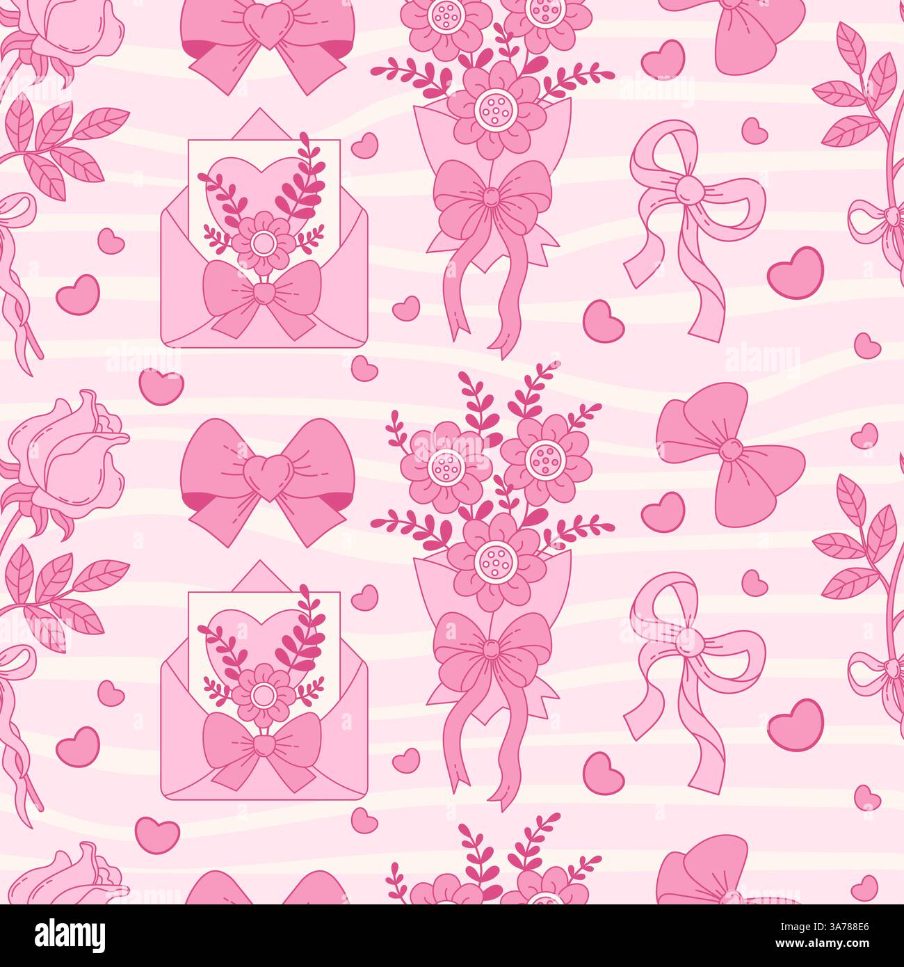 Delightful bouquet Stock Vector Images - Alamy