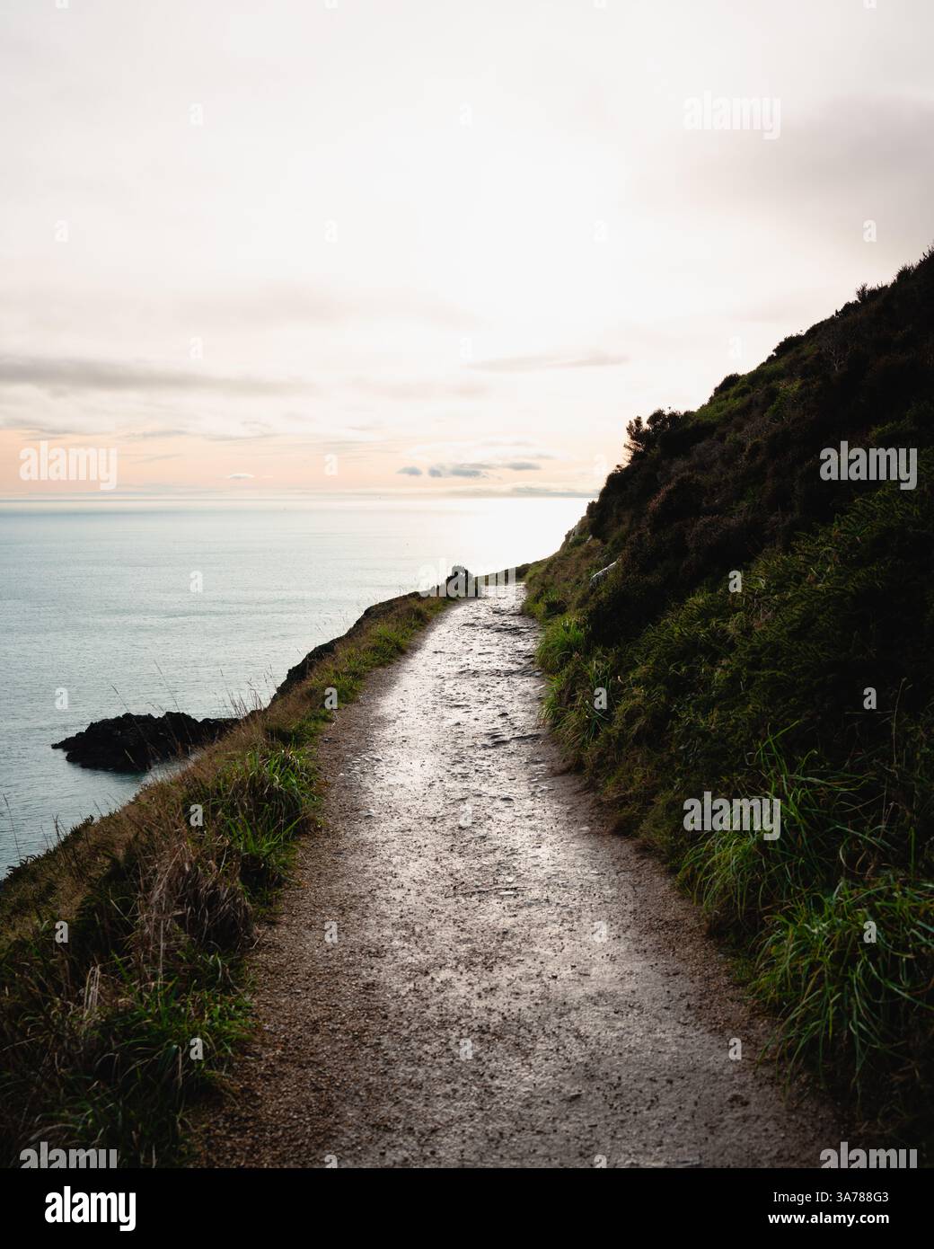 Following the coastal path where land meets sea. An inspiring journey ...