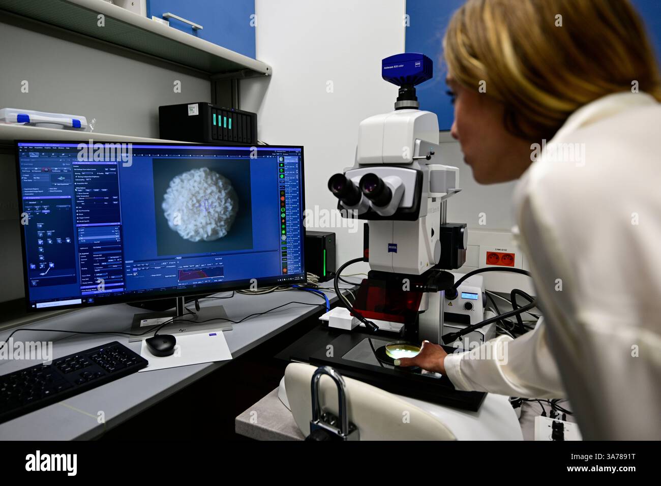 Presentation of the LasApp project at the BIOCEV Centre, Vestec ...