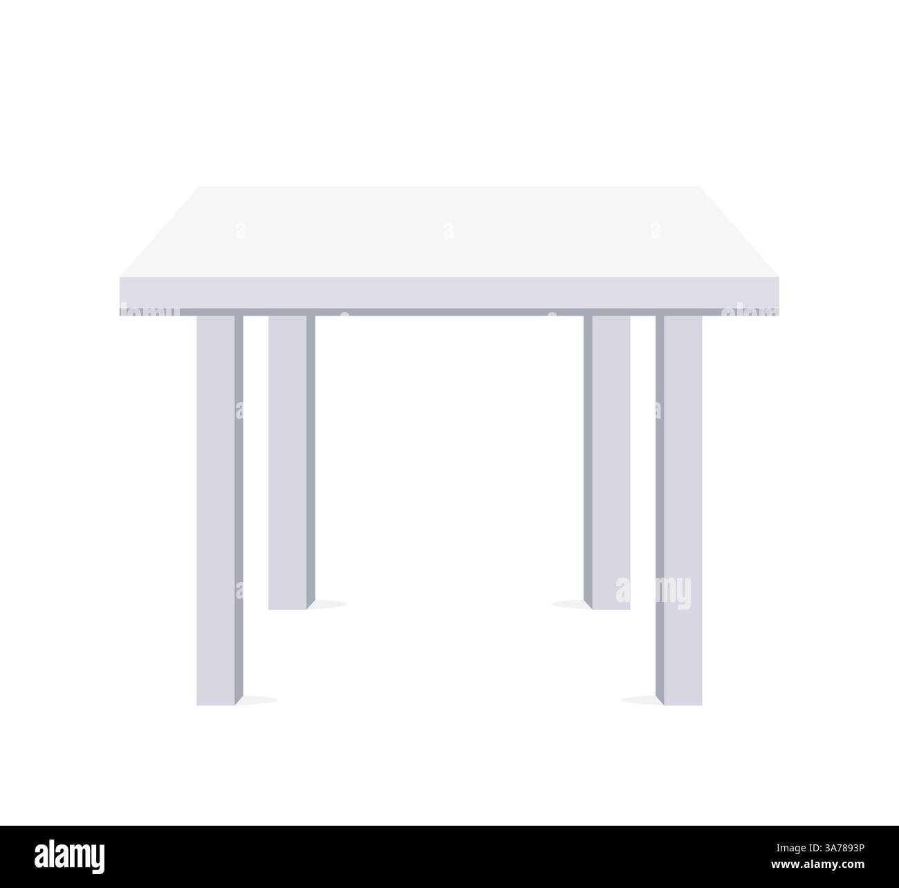 White Table, Platform, Stand. Vector illustration Stock Vector Image ...