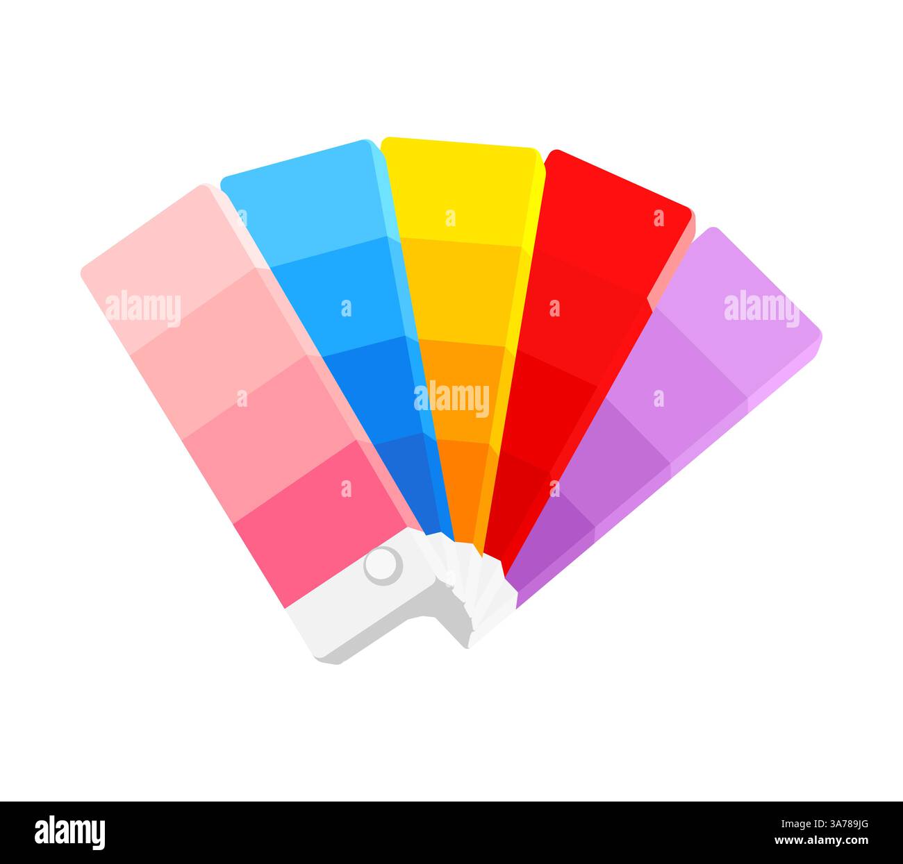 Color palette guide. Color Swatches. Vector illustration Stock Vector ...