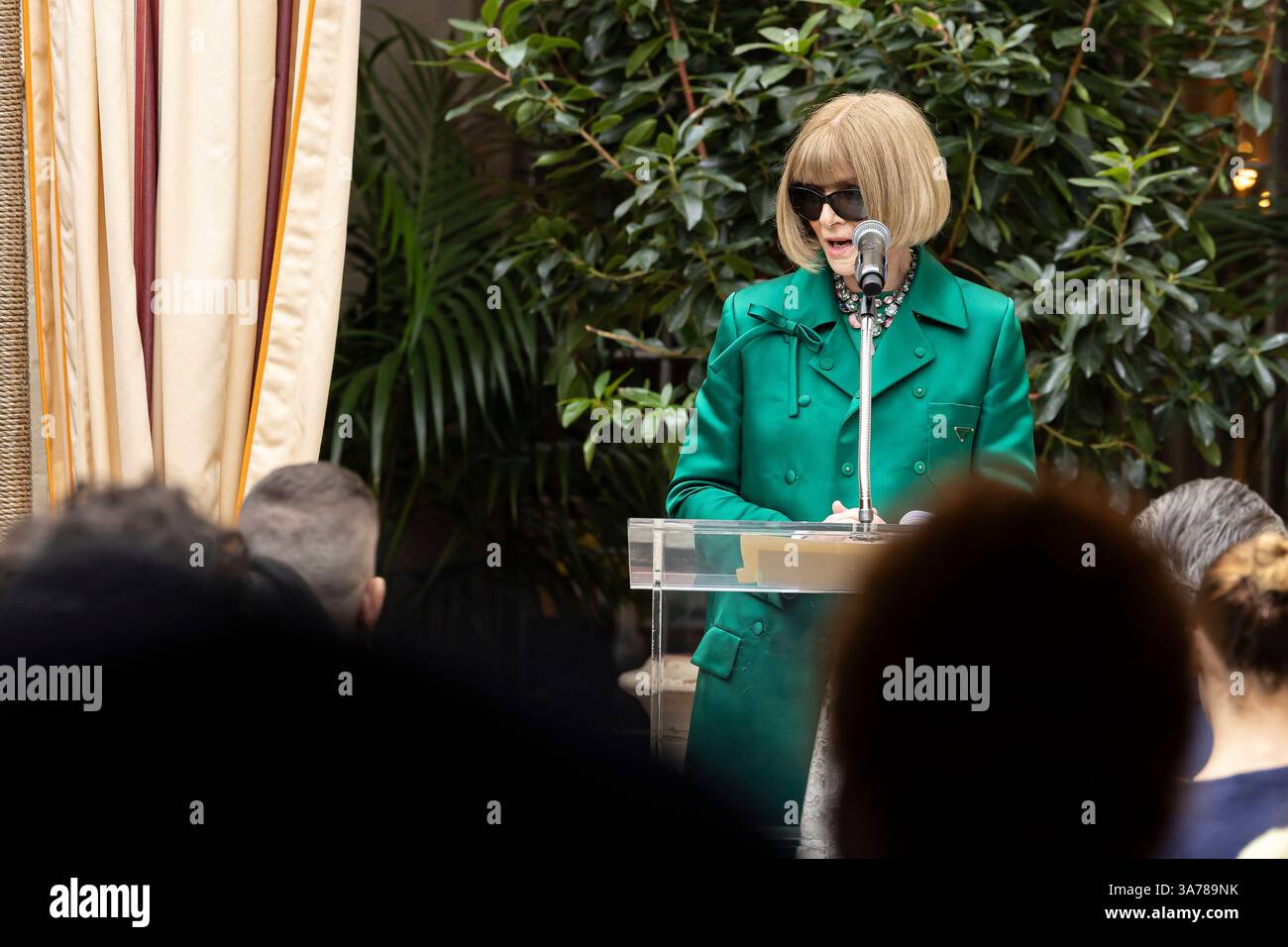 Anna Wintour speaks at the Vogue World: Hollywood Announcement at the ...