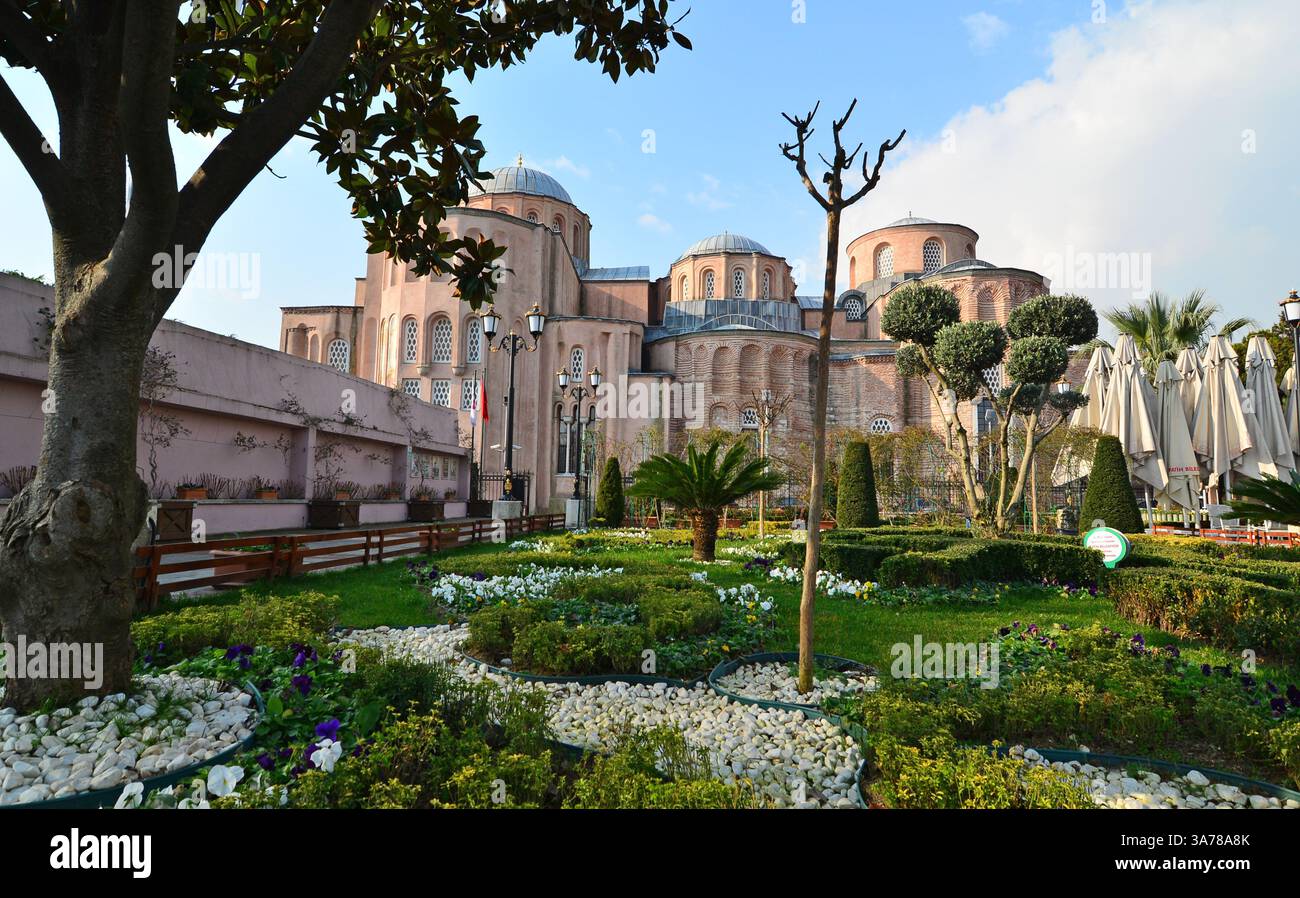 Located in Istanbul, Turkey, Zeyrek Mosque is an ancient Byzantine ...