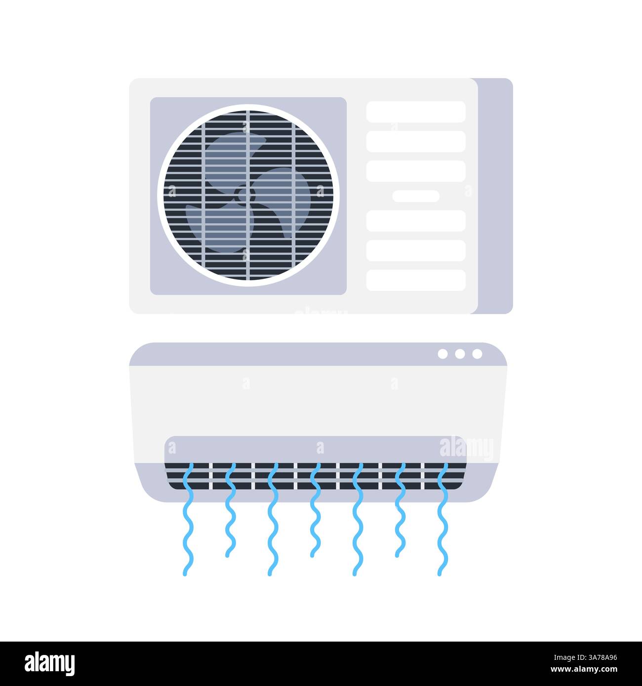 Air conditioner System. Faster Cooling. Device for monitoring the room ...