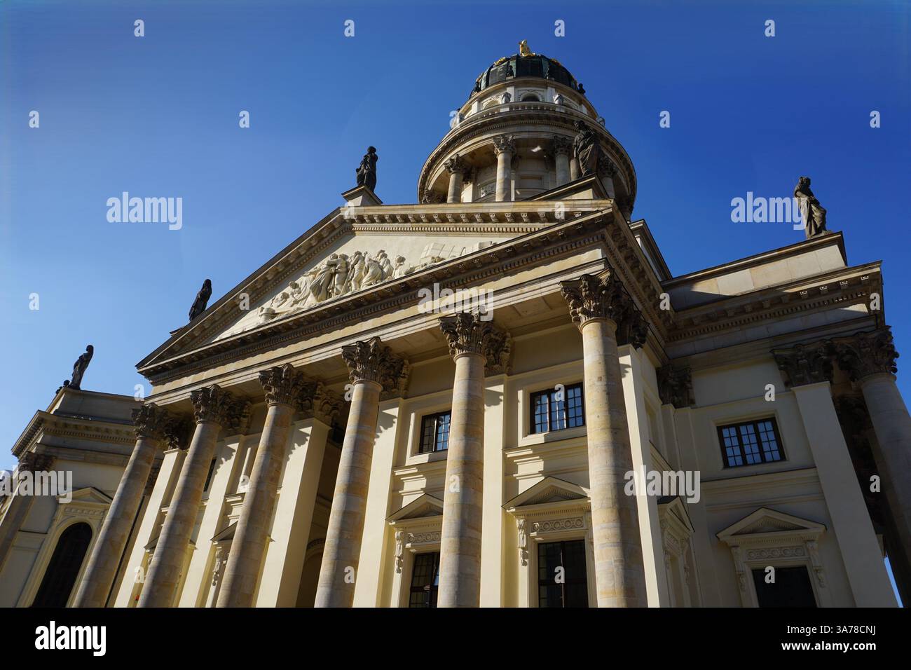 Side view of Deutscher Dom (German Cathedral or Neue Kirche), a ...