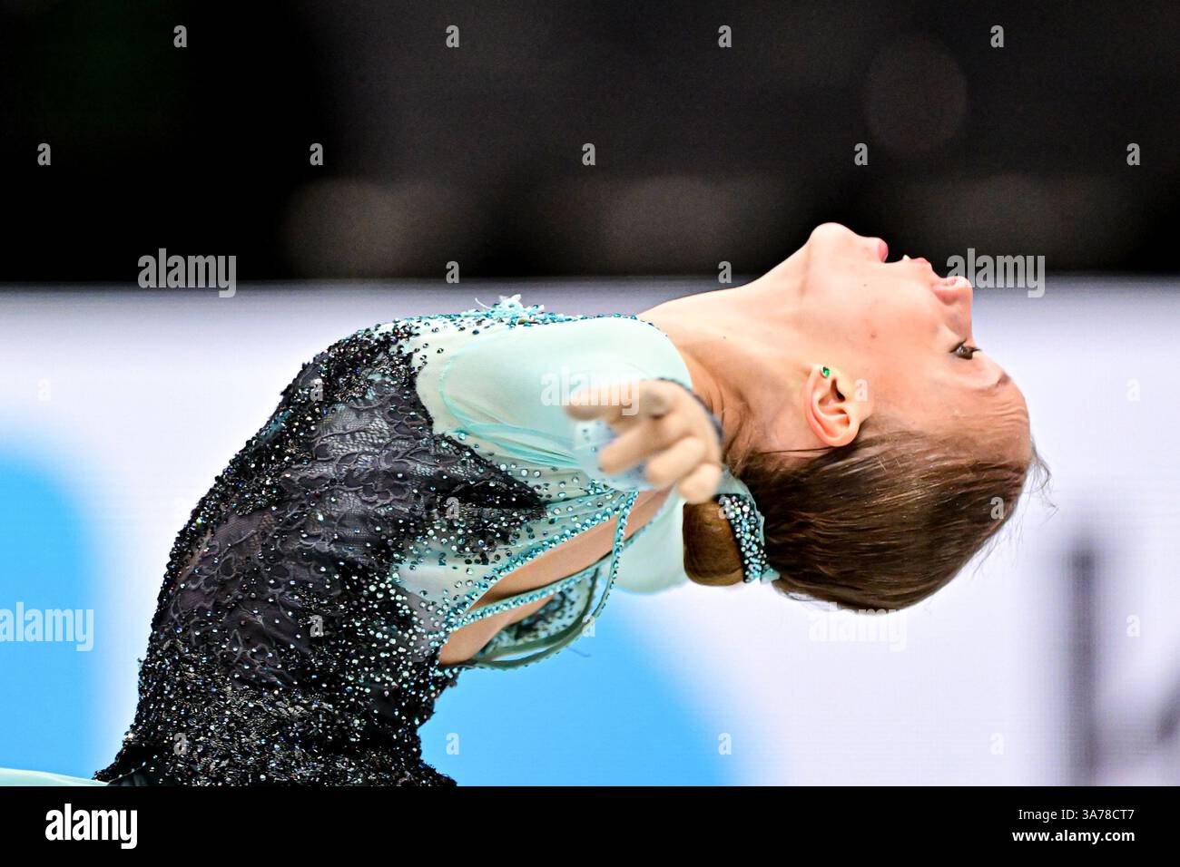 Mariia SENIUK (ISR), during Women Short Program, at the ISU World ...