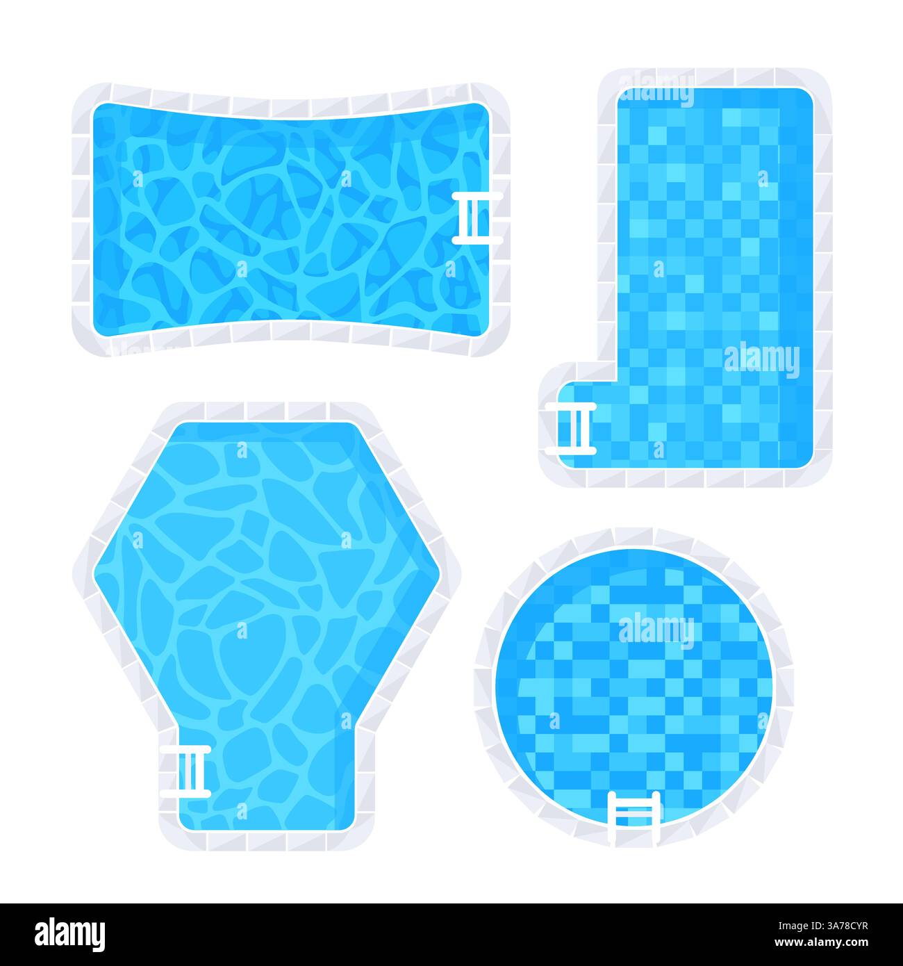 Water treatment pools Stock Vector Images - Alamy