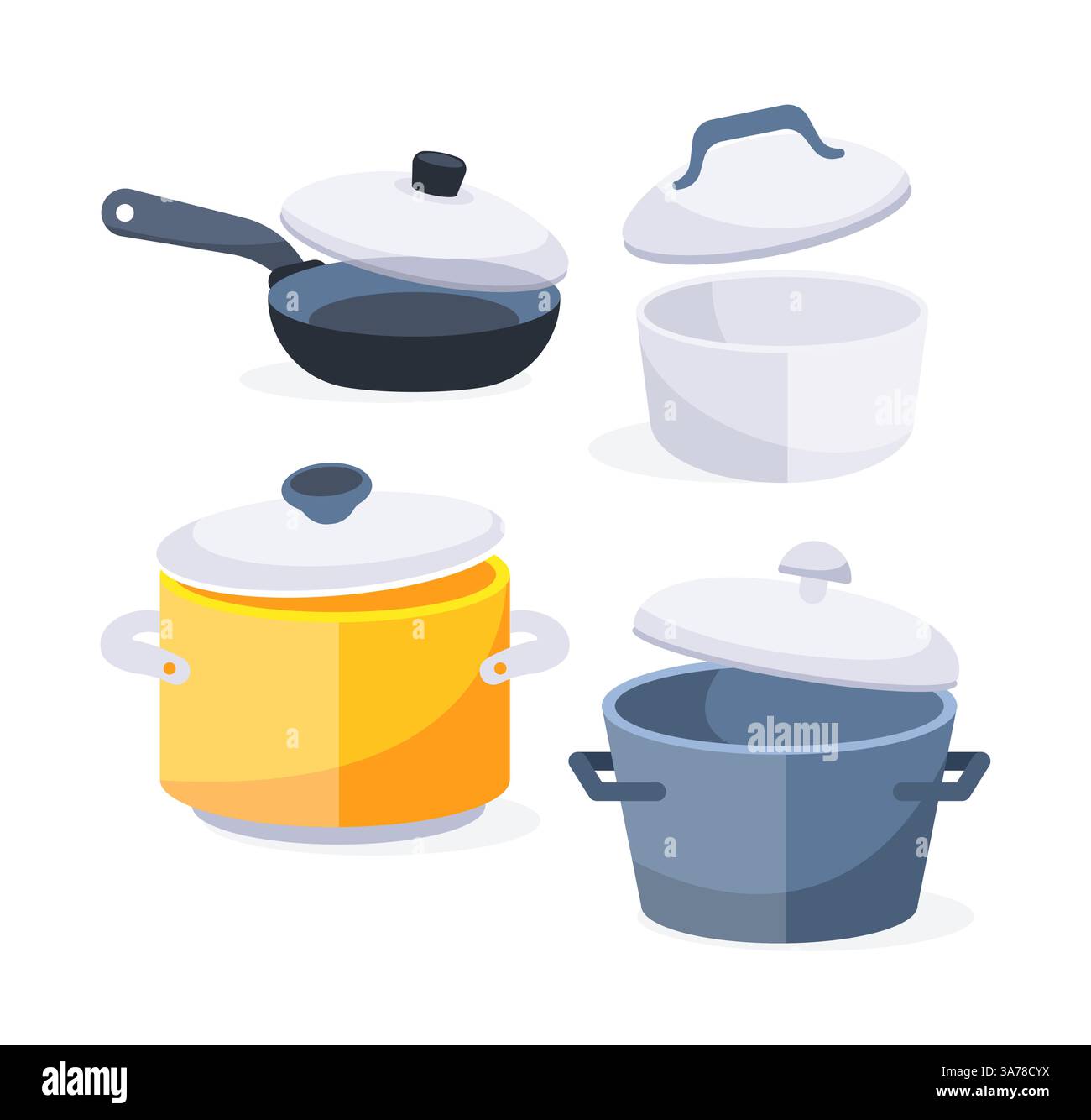 Deep pans Stock Vector Images - Alamy