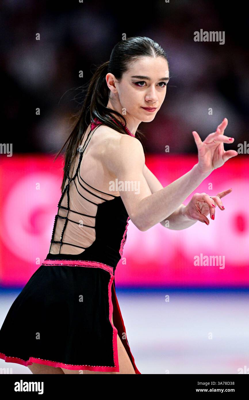 Lara Naki GUTMANN (ITA), during Women Short Program, at the ISU World ...