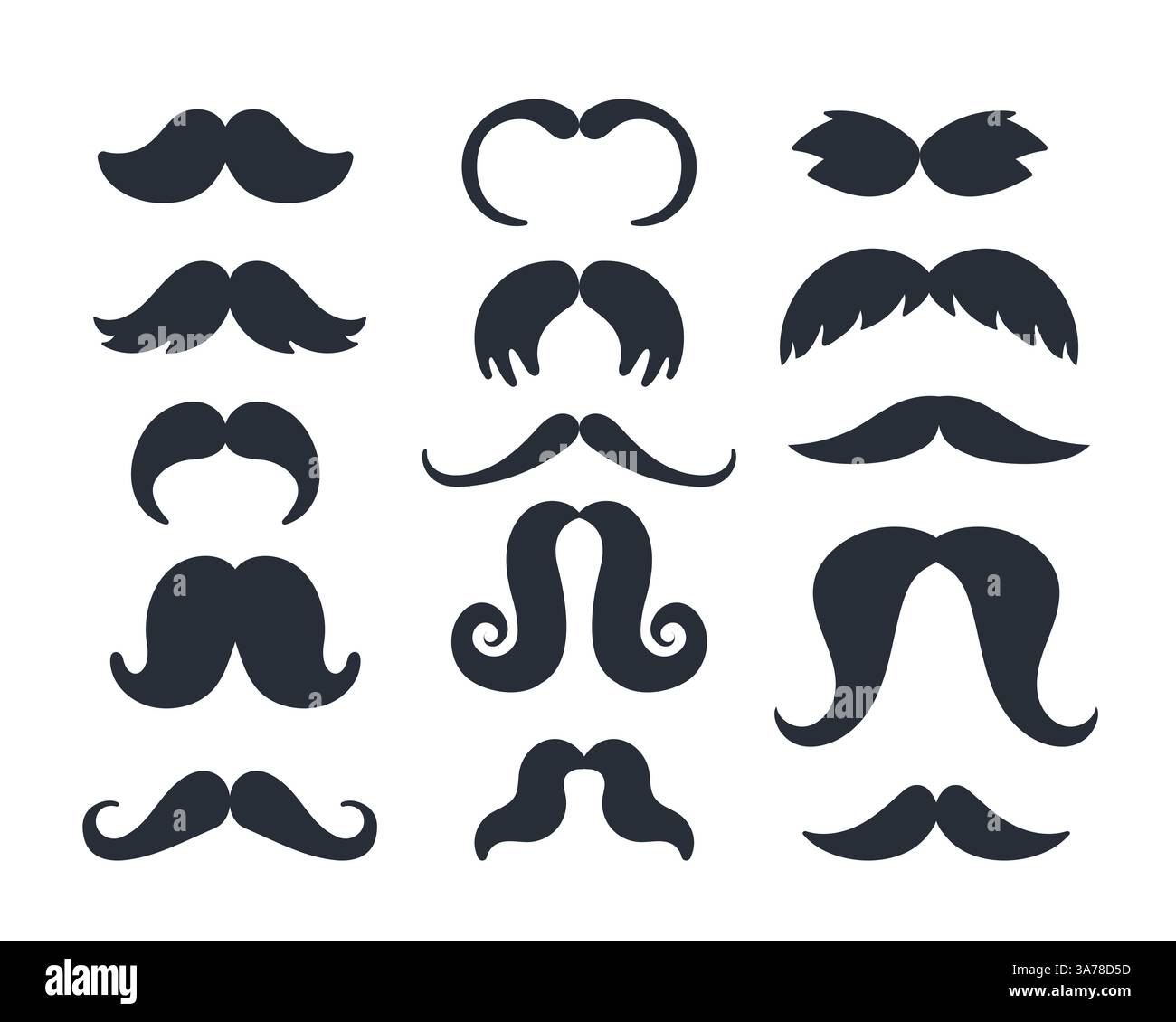 Handlebar silhouette Stock Vector Images - Alamy