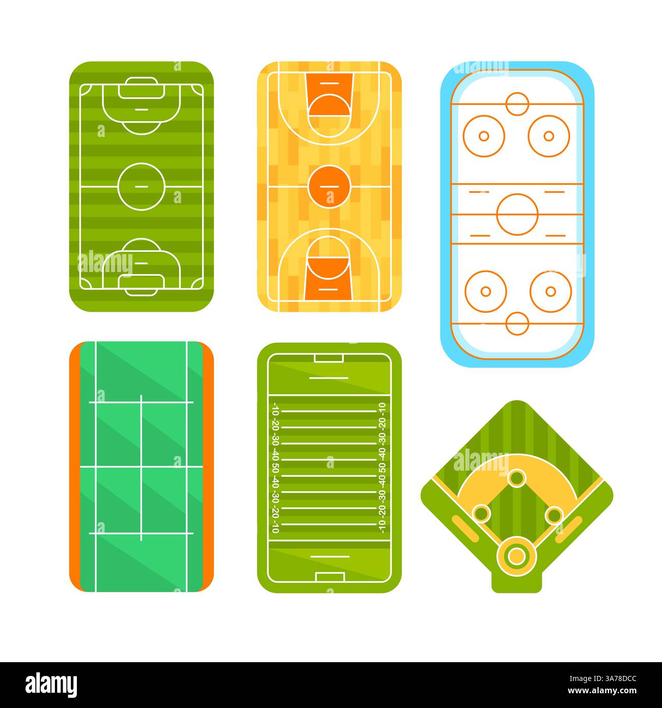 Volleyball playfield Stock Vector Images - Alamy