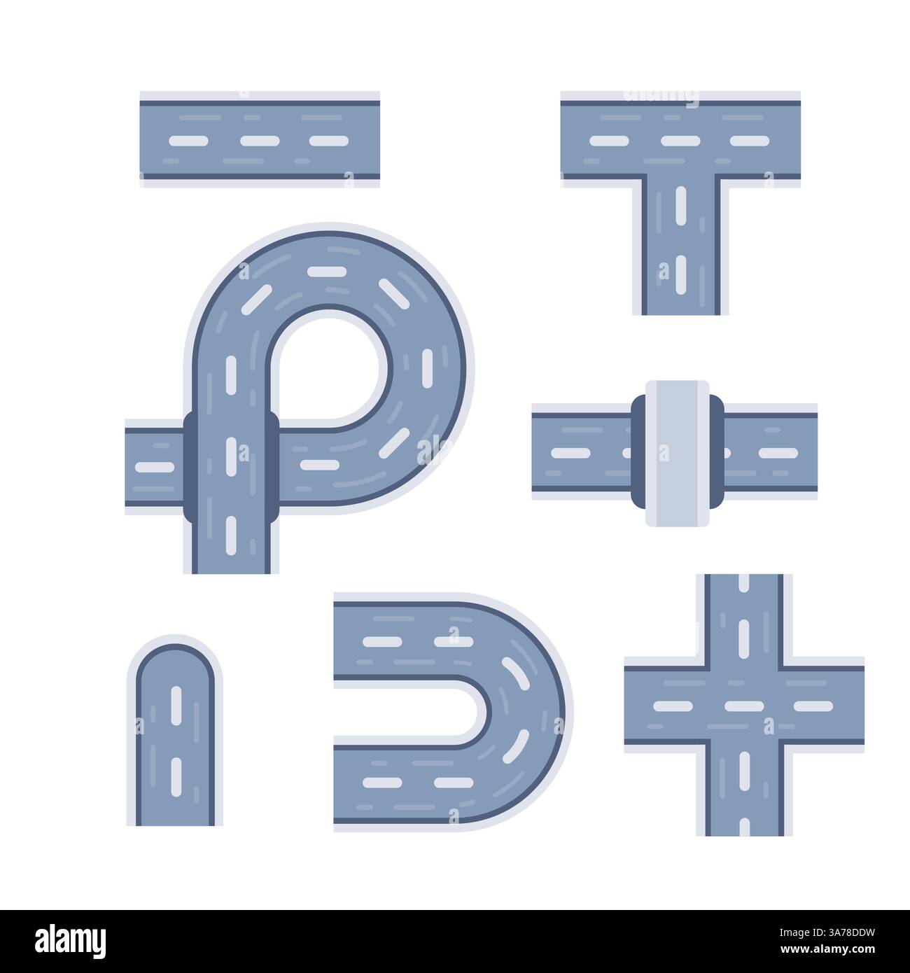 Ring road view Stock Vector Images - Alamy