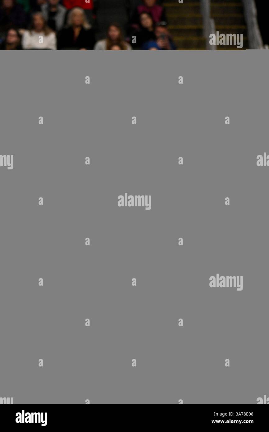 March 26, 2025, Boston Mass: Meda Variakojyte of Lithuania skates ...