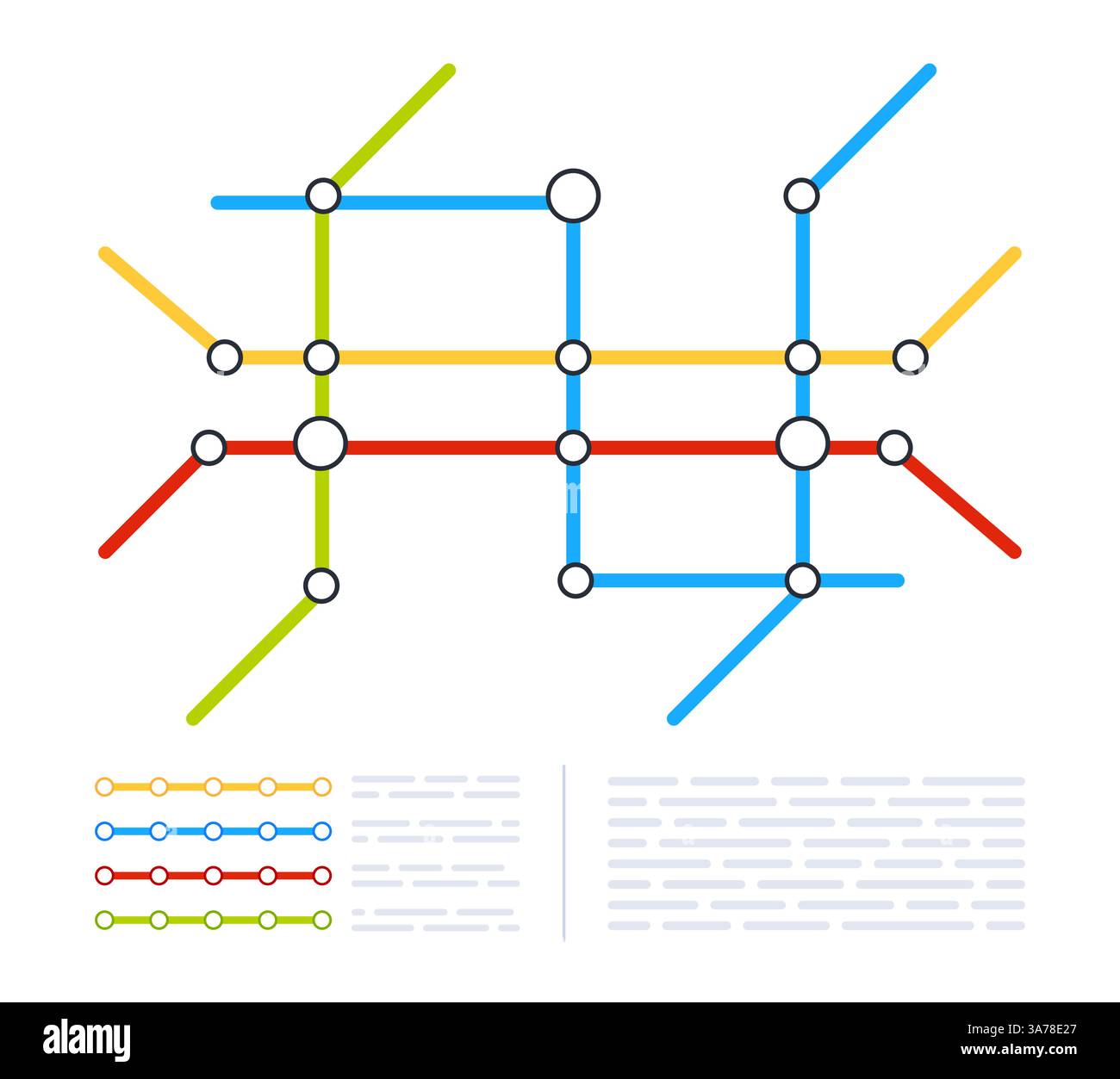 Metro subway city map. Underground transport system. Public transport ...