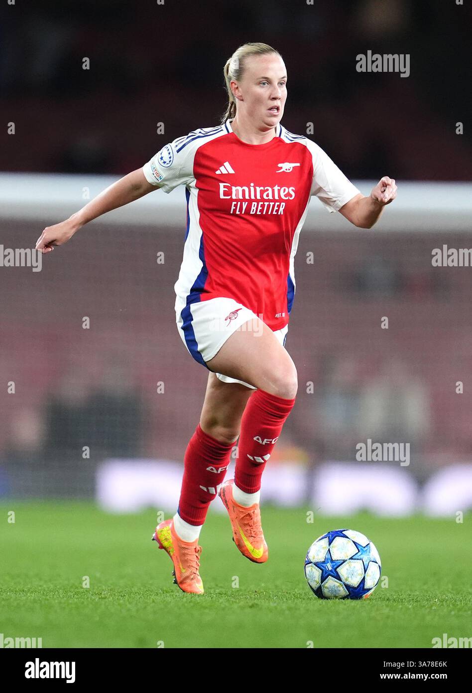 Arsenal's Beth Mead in action during the UEFA Women's Champions League ...