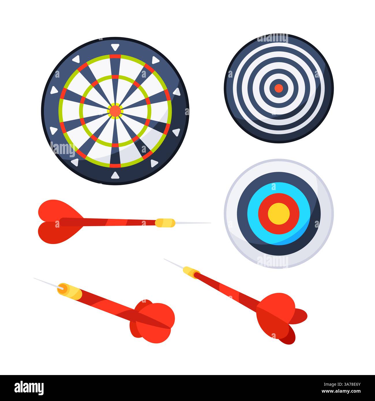 Darts vector bundle hi-res stock photography and images - Alamy